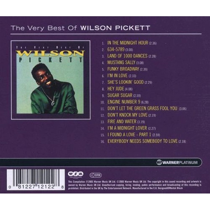 Wilson Pickett - Very Best Of Wilson Pickett (cd) - eMAG.bg