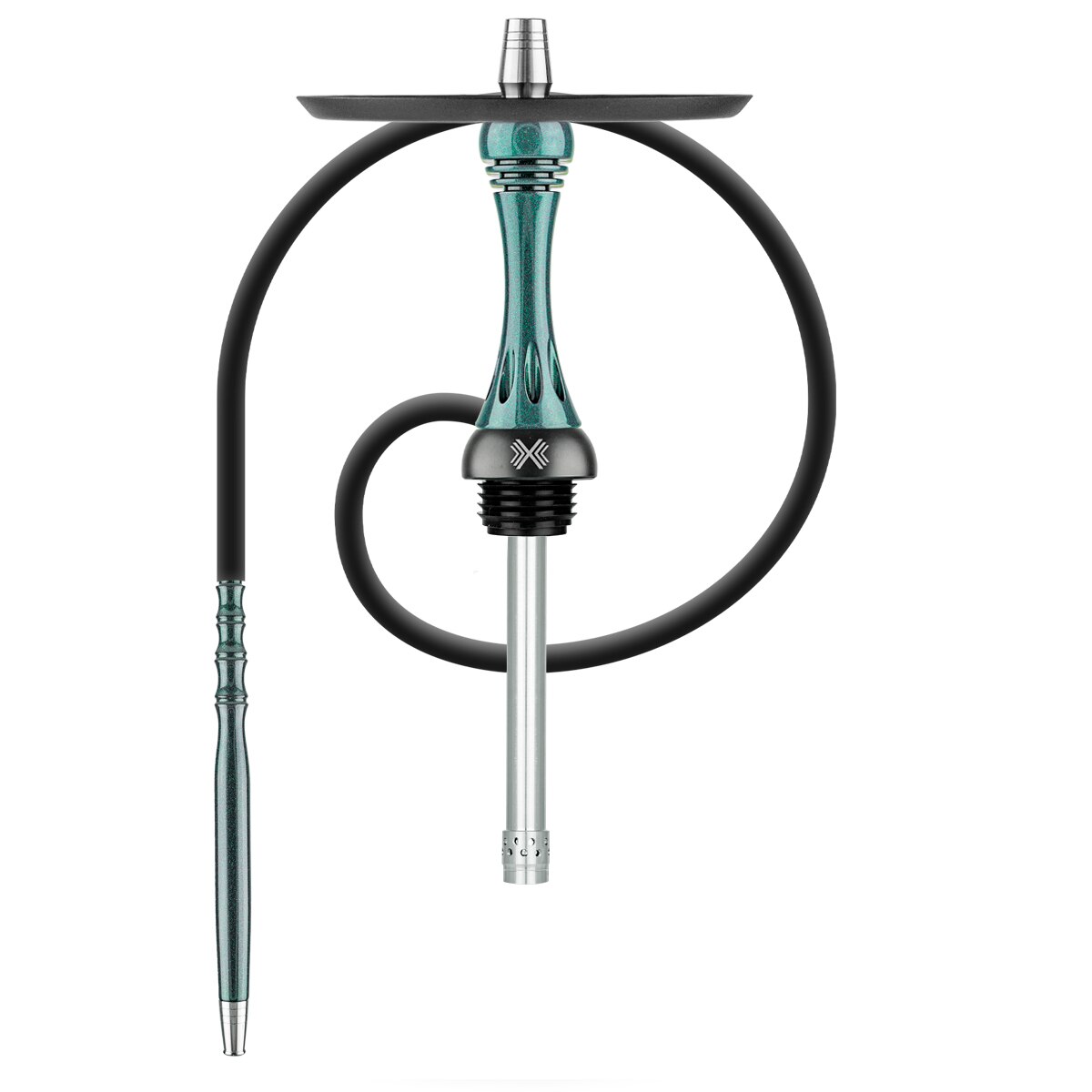 Narghilea fara vas, ALPHA HOOKAH, X Breeze, Turcoaz - eMAG.ro