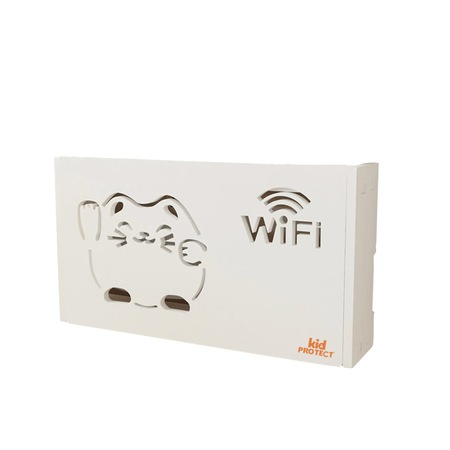 Raft Suport Router Wireless Kidprotect, L Max 520x250x95 mm, pentru ...