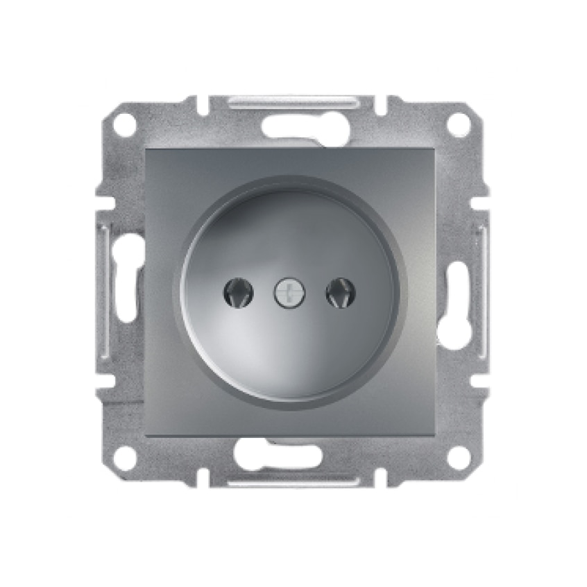 Priza 2P+PE cu obloane fara rama, gri Schneider Asfora - eMAG.ro
