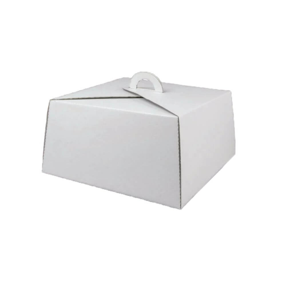 Set 25 Cutii Tort CT7, 350x350x145 mm, Carton Alb - eMAG.ro