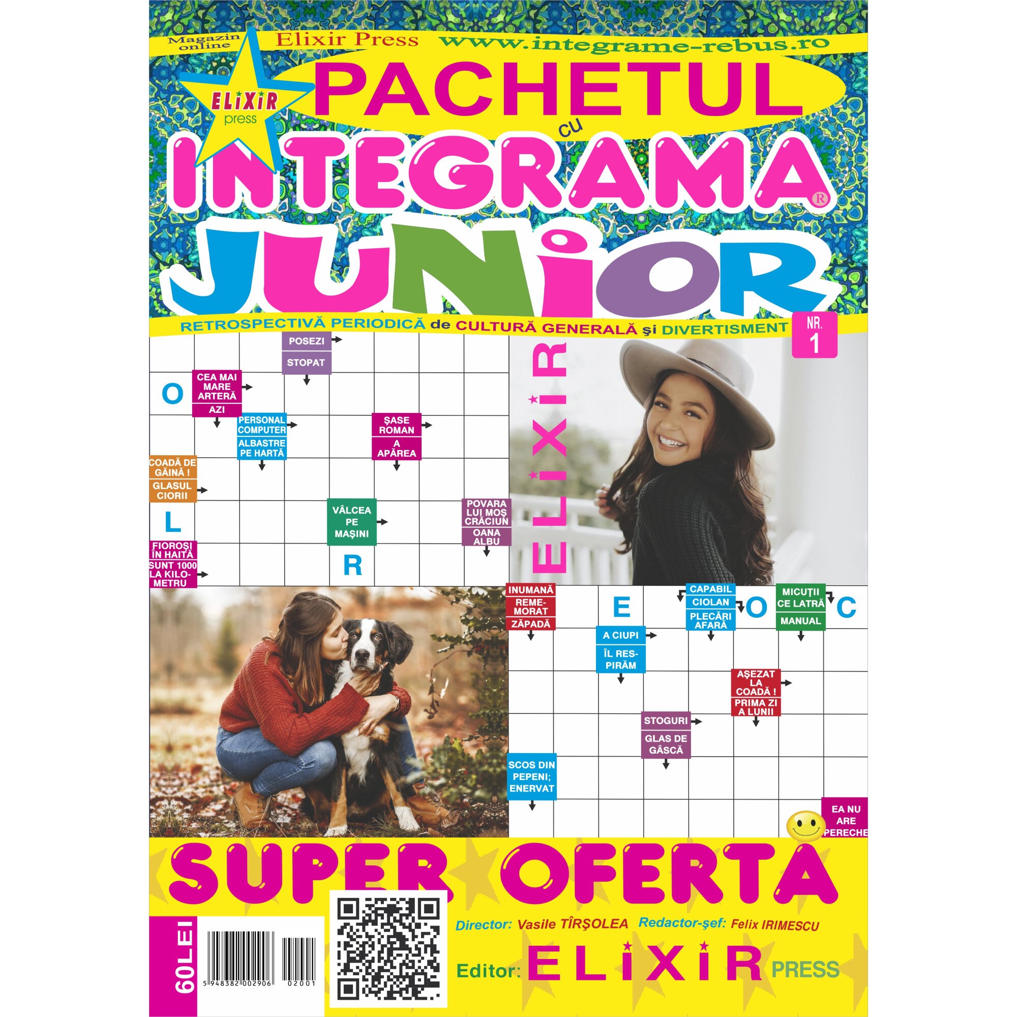 Pachetul cu integrama junior nr 1, 500 pagini - eMAG.ro