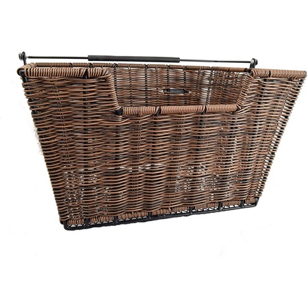 Cos de bicicleta, maro, 30 x 23 x 22 cm, fara accesorii montaj - eMAG.ro