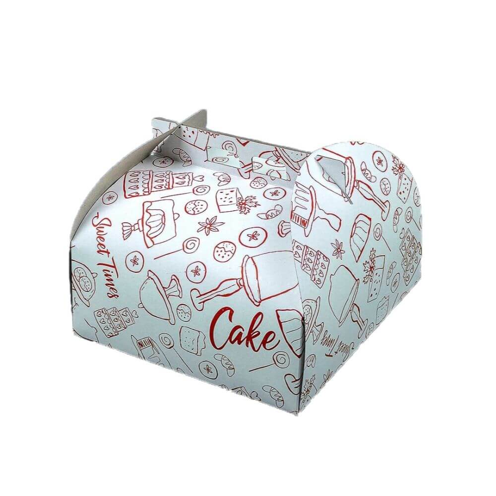 Set 25 Cutii Tort CT2, Imprimate, 270x270 mm, Carton Duplex 320 g/m² ...