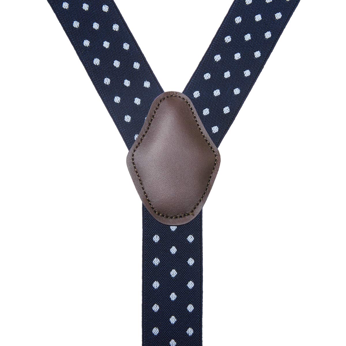 Bretele barbati, Piele/Poliester/Metal, Clema rezistenta, Model buline ...