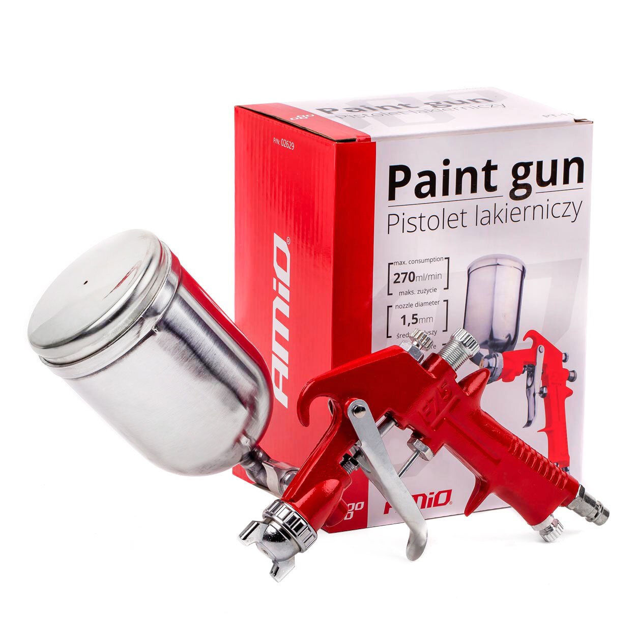 Pistol pentru vopsit PT-11 cu rezervor 400ml - eMAG.ro