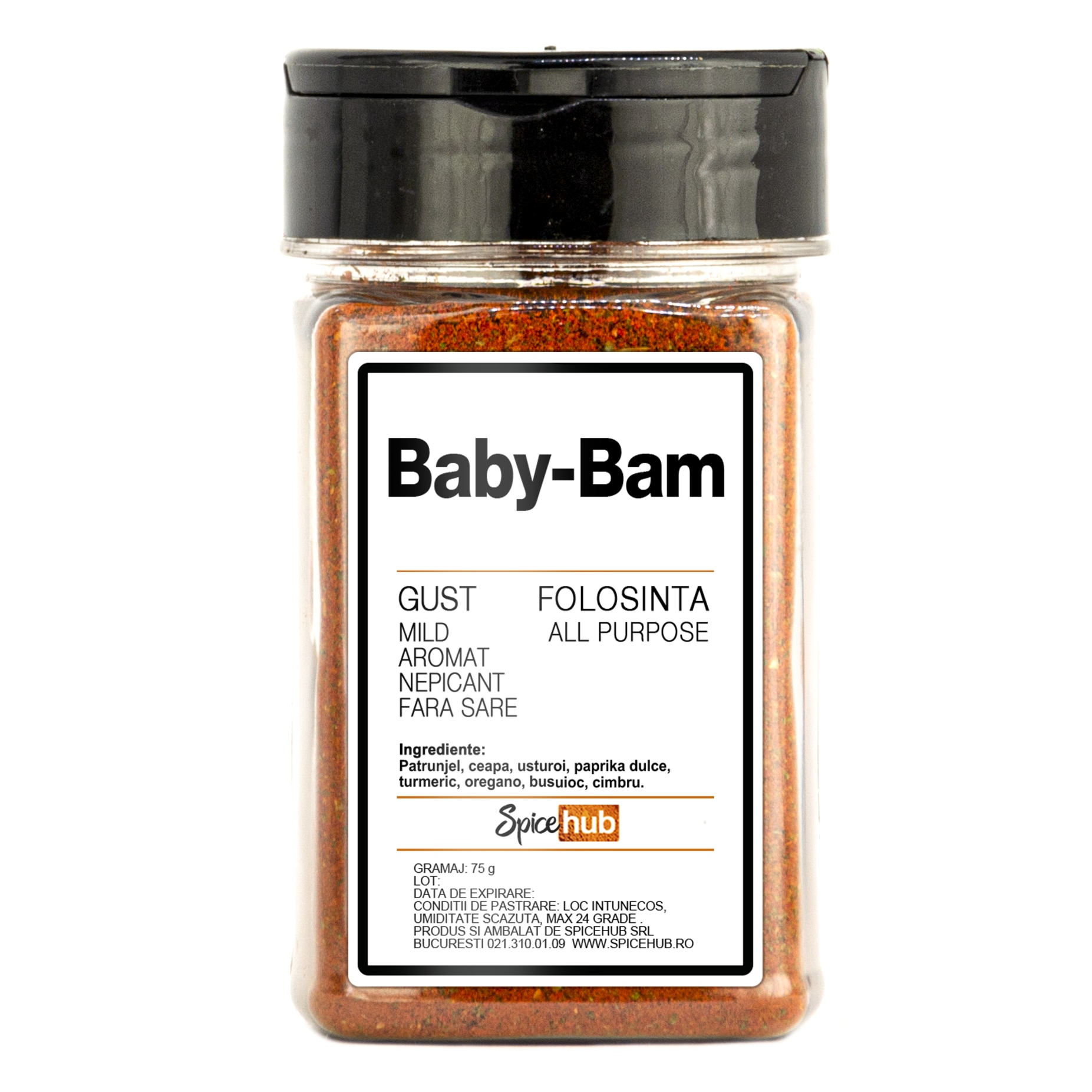 Mix Baby Bam, condiment premium, bland pentru copii, fara sare, fara ...
