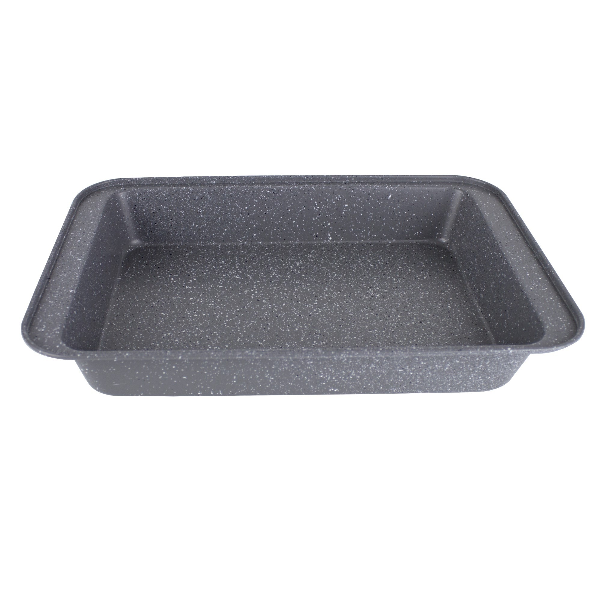 Tava pentru cuptor, din aluminiu presat, gri, 37.5 x 25 x 5 cm - eMAG.ro