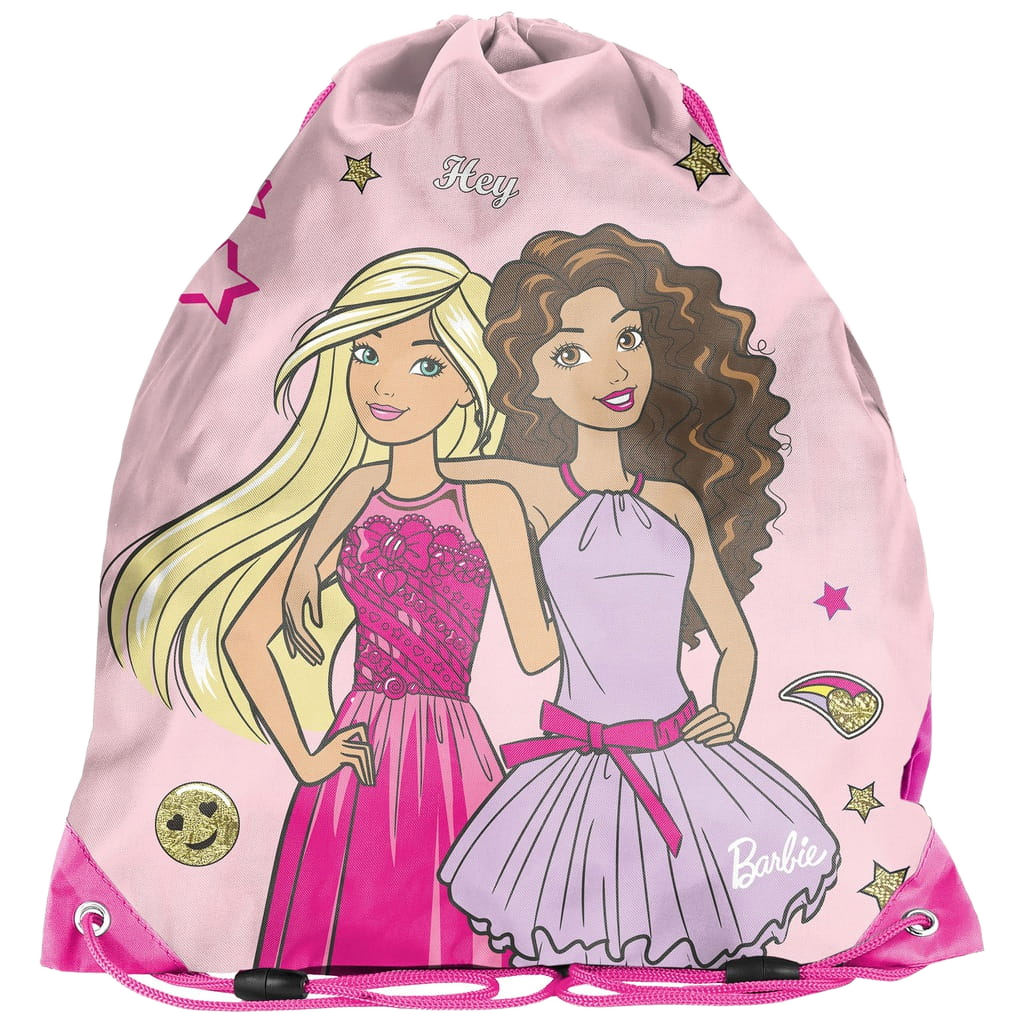 Set ghiozdan scoala, Barbie, penar, portofel, sac pentru pantofi ...