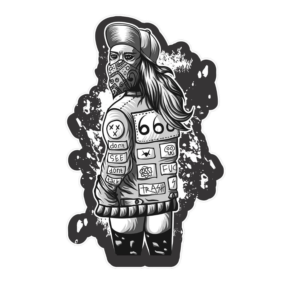 Sticker decorativ, Rocker, 80 cm, 1072STK - eMAG.ro