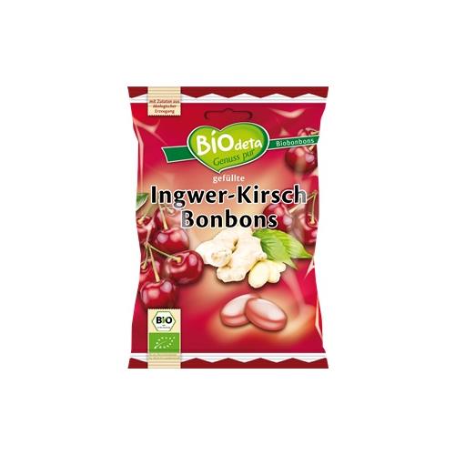 Bomboane Bio cu Ghimbir si Cirese Biodeta 75gr - eMAG.ro