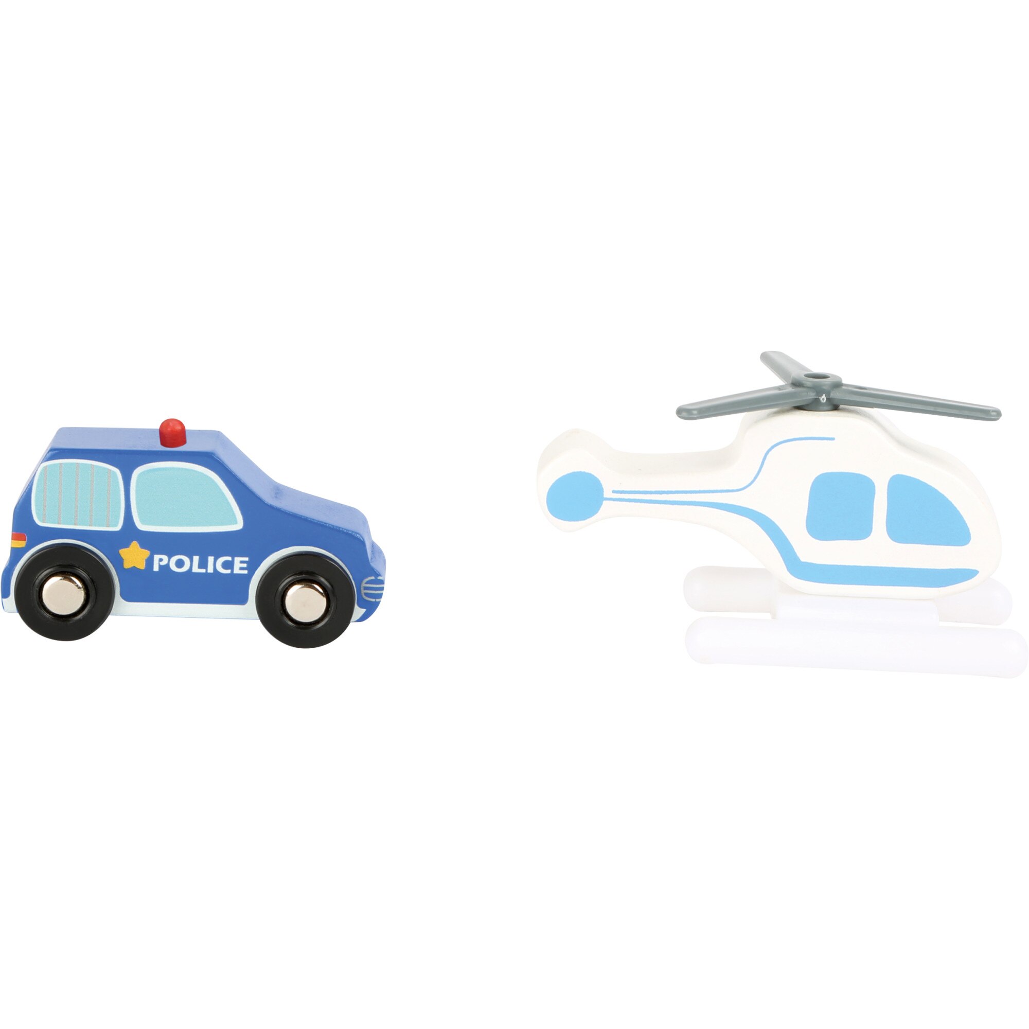 Statie de politie cu accesorii 12 piese Small Foot 3ani+ - eMAG.ro