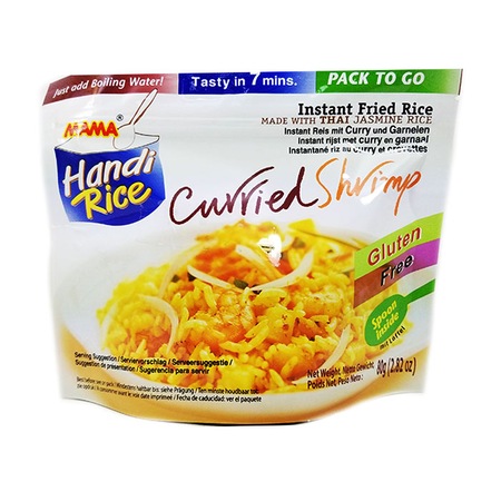 Orez instant cu Curry si creveti 80g - Mama - eMAG.ro