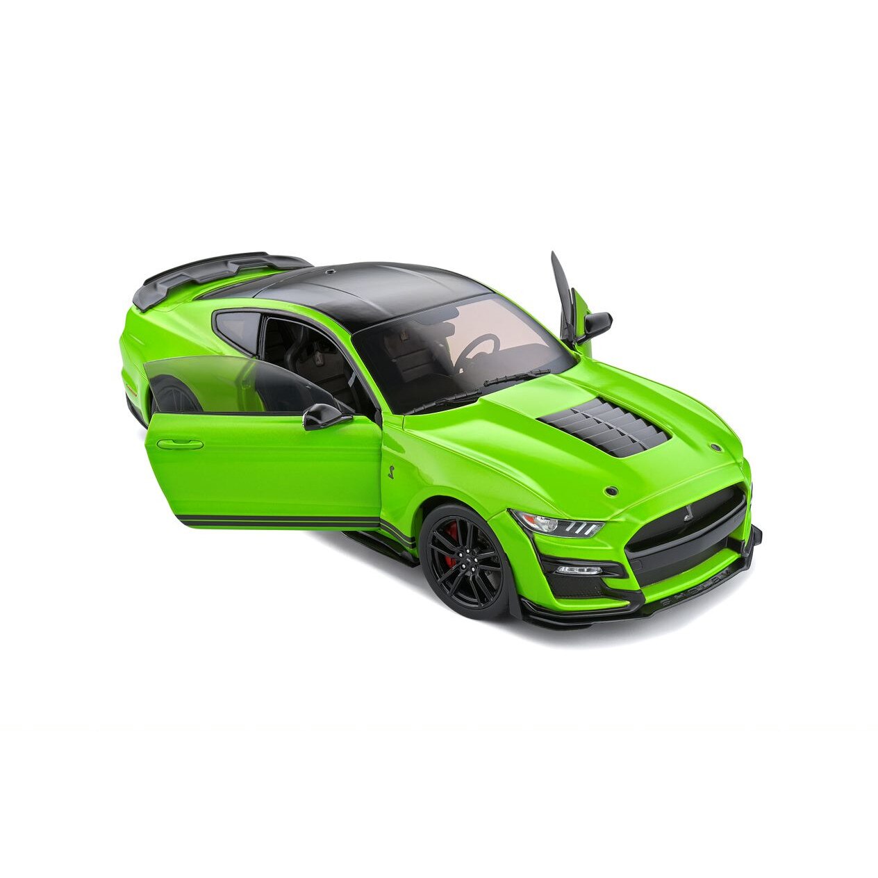 Macheta auto Ford Mustang Shelby GT500 (2020) 1:18, Verde, Solido - eMAG.ro