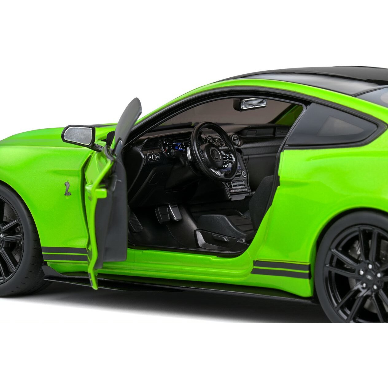 Macheta auto Ford Mustang Shelby GT500 (2020) 1:18, Verde, Solido - eMAG.ro