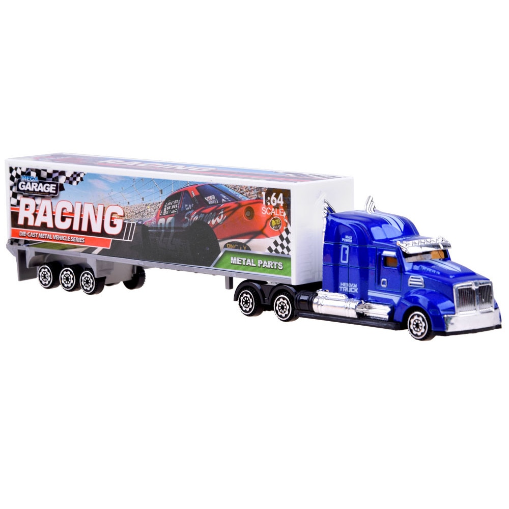 Set camion si 6 masini de curse Jokomisiada, 1:64, Indicatoare de ...