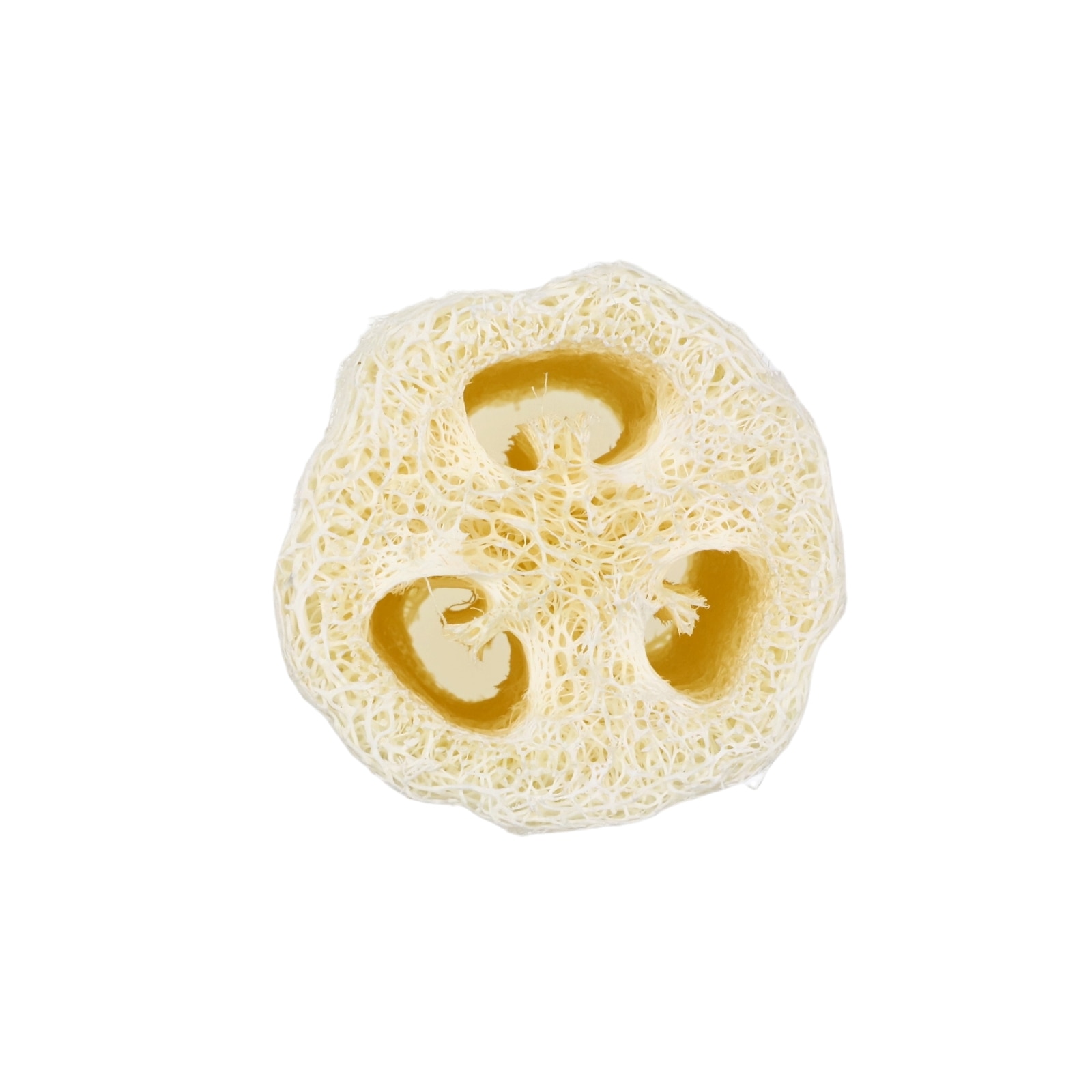 Burete de baie natural, din lufa, exfoliant, 10 cm - eMAG.ro