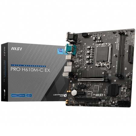 Placa de baza MSI PRO H610M-C EX, socket 1700 - eMAG.ro