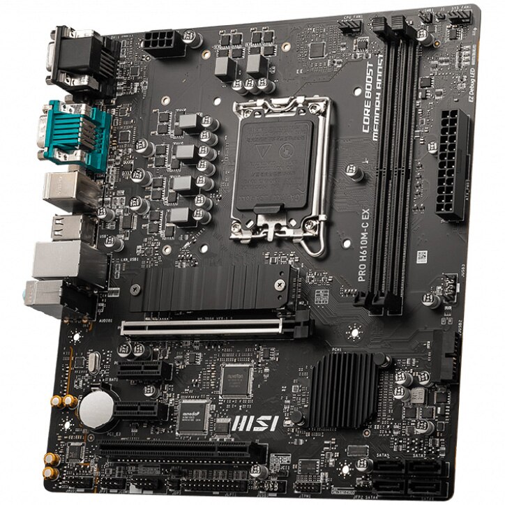 Placa de baza MSI PRO H610M-C EX, socket 1700 - eMAG.ro