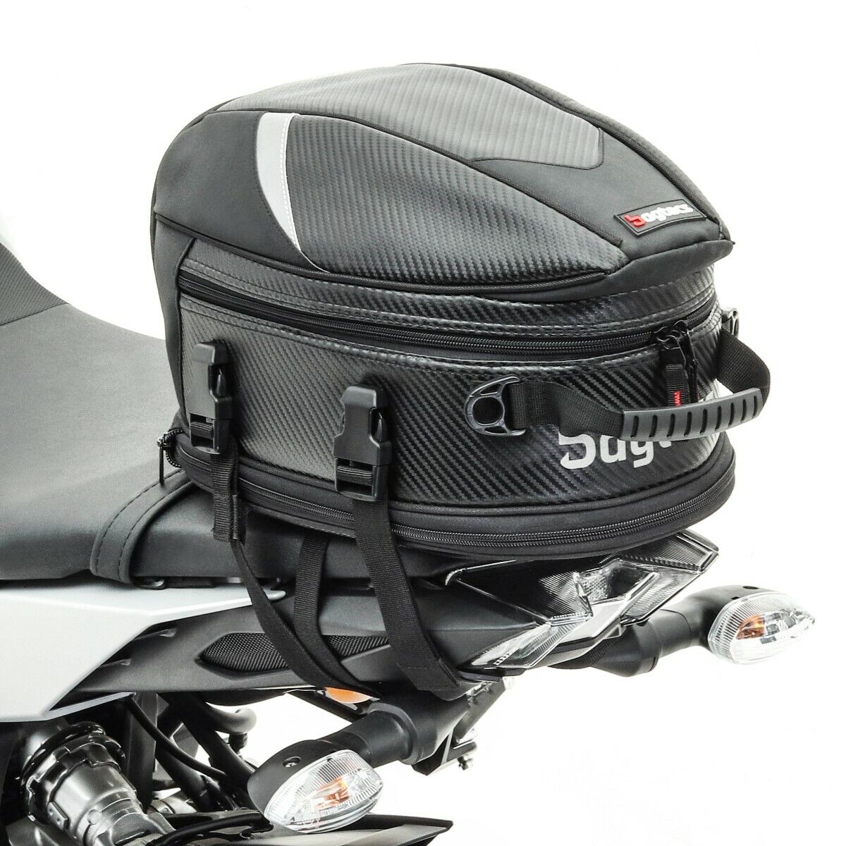 Geanta spate pentru motociclete, Zoco Moto 18-22 Lt., Volum reglabil ...
