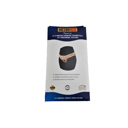 Orteza hernie inghinala cu prindere velcro S, Orthomed - eMAG.ro
