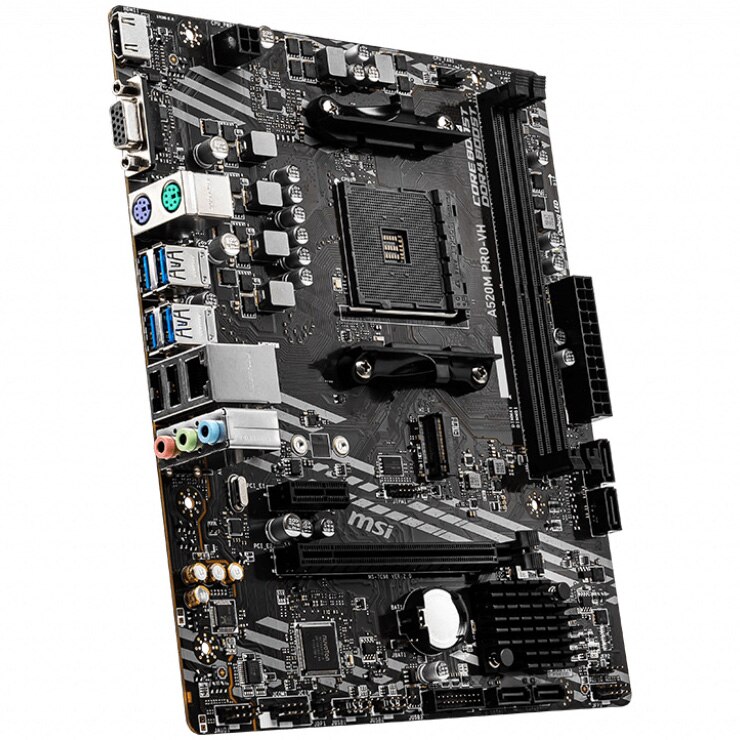 Дънна платка MSI A520M PRO-VH, socket AM4 - eMAG.bg