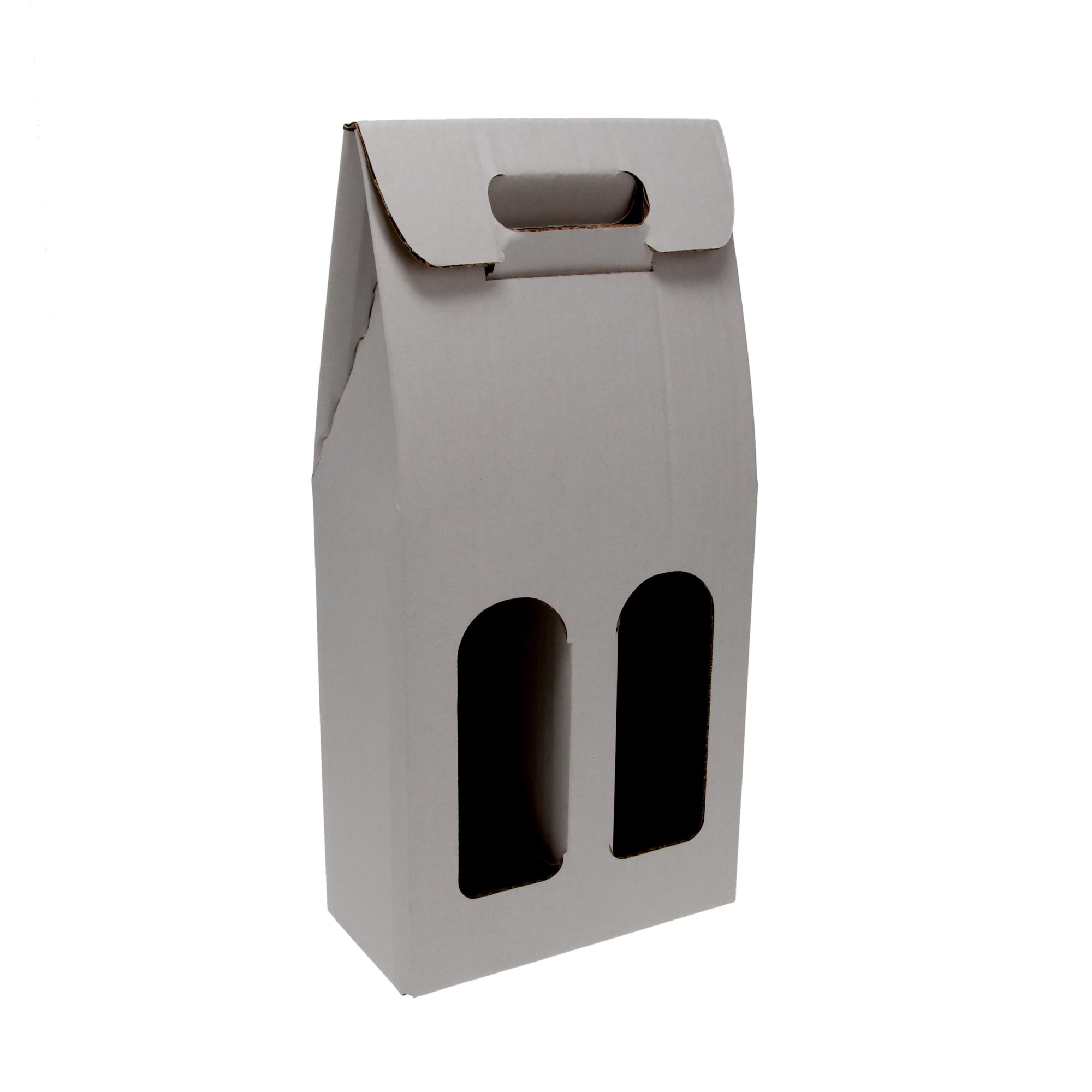 Set 10 cutii de carton, DeaSign, pentru 2 sticle cu vin, 183x92x382 mm ...