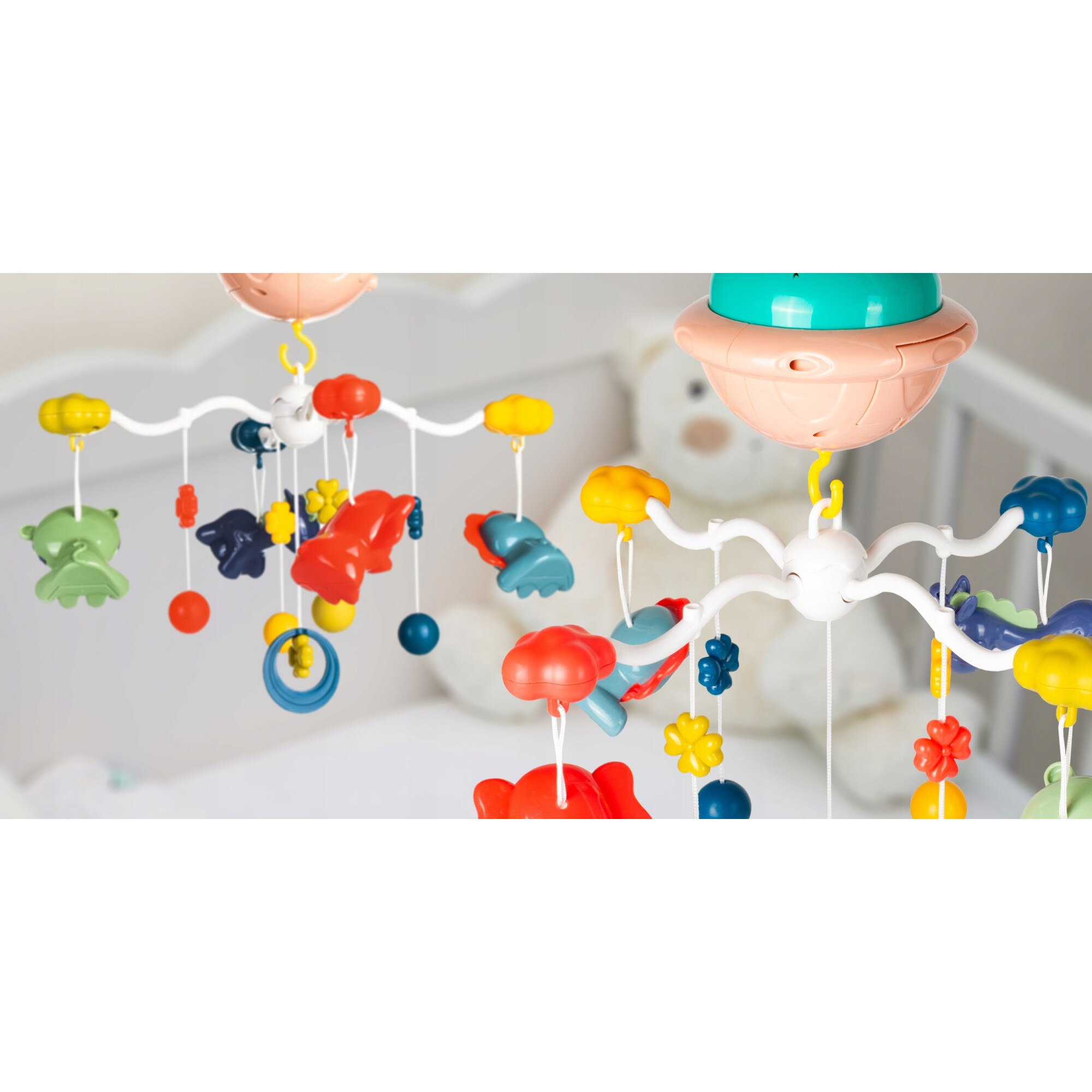 Carusel Mobil pentru Patut, interactiv, Multiple Melodii si Efecte ...