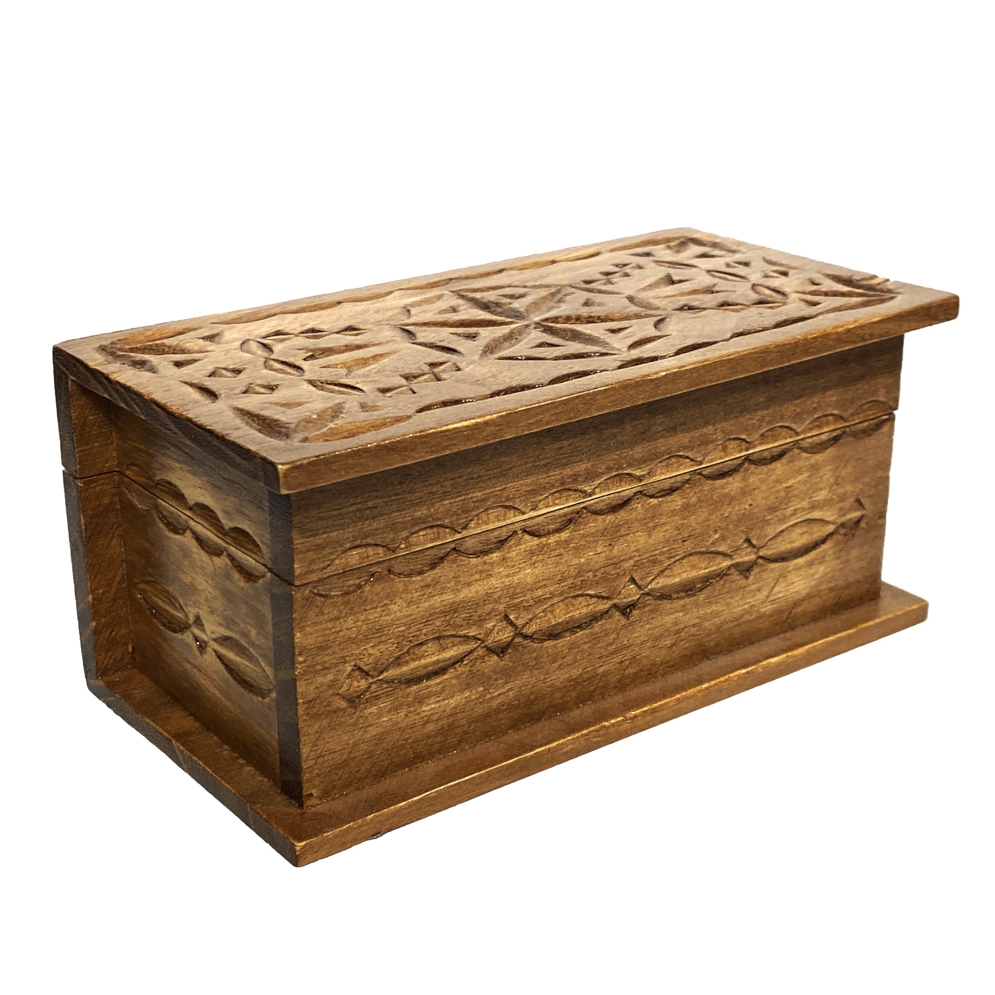 Pachet traditional romanesc, cufar din lemn cu oua incondeiate si ...