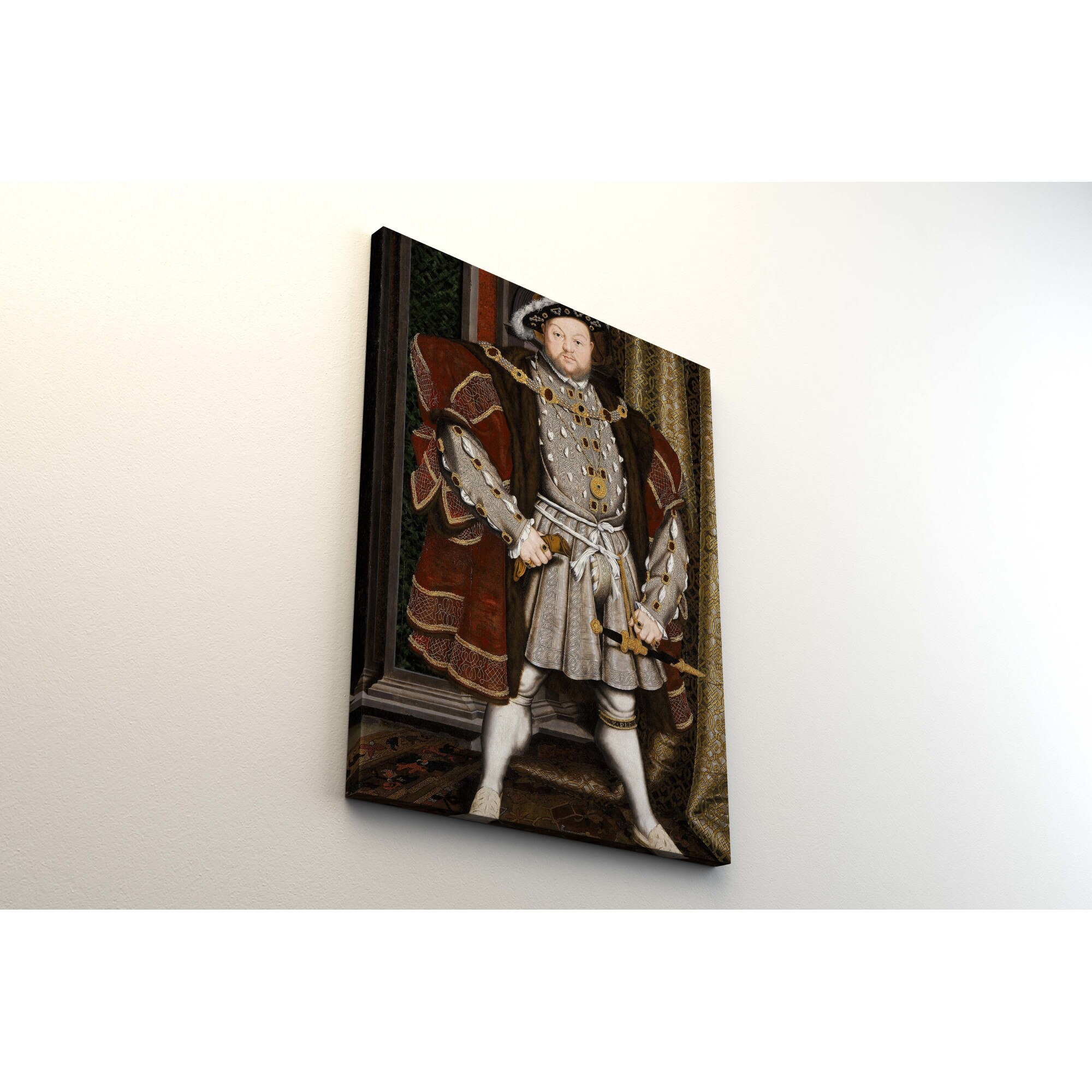 Tablou Canvas Hans Holbein the Younger - Portrait of Henry VIII XS ...