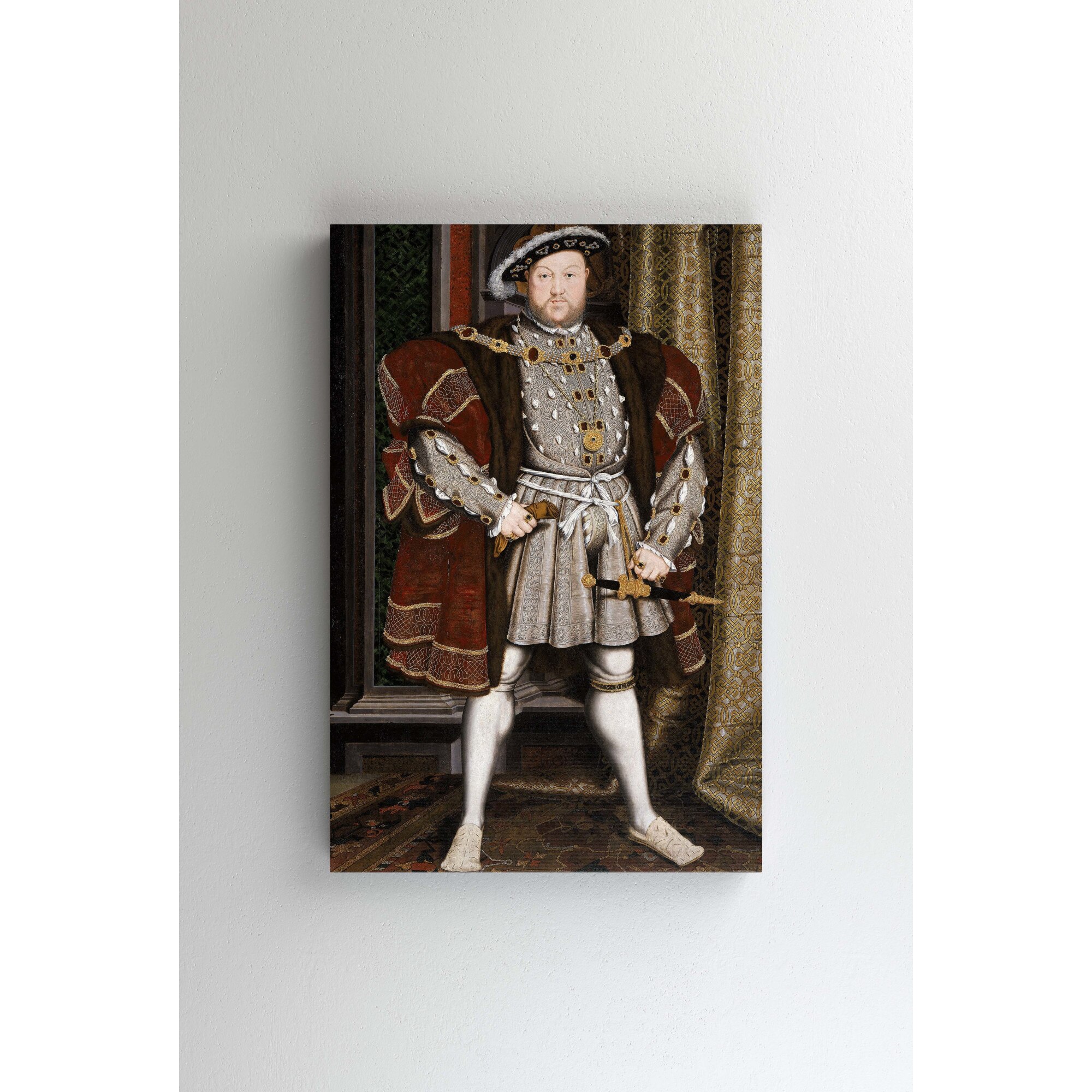 Tablou Canvas Hans Holbein the Younger - Portrait of Henry VIII XS ...