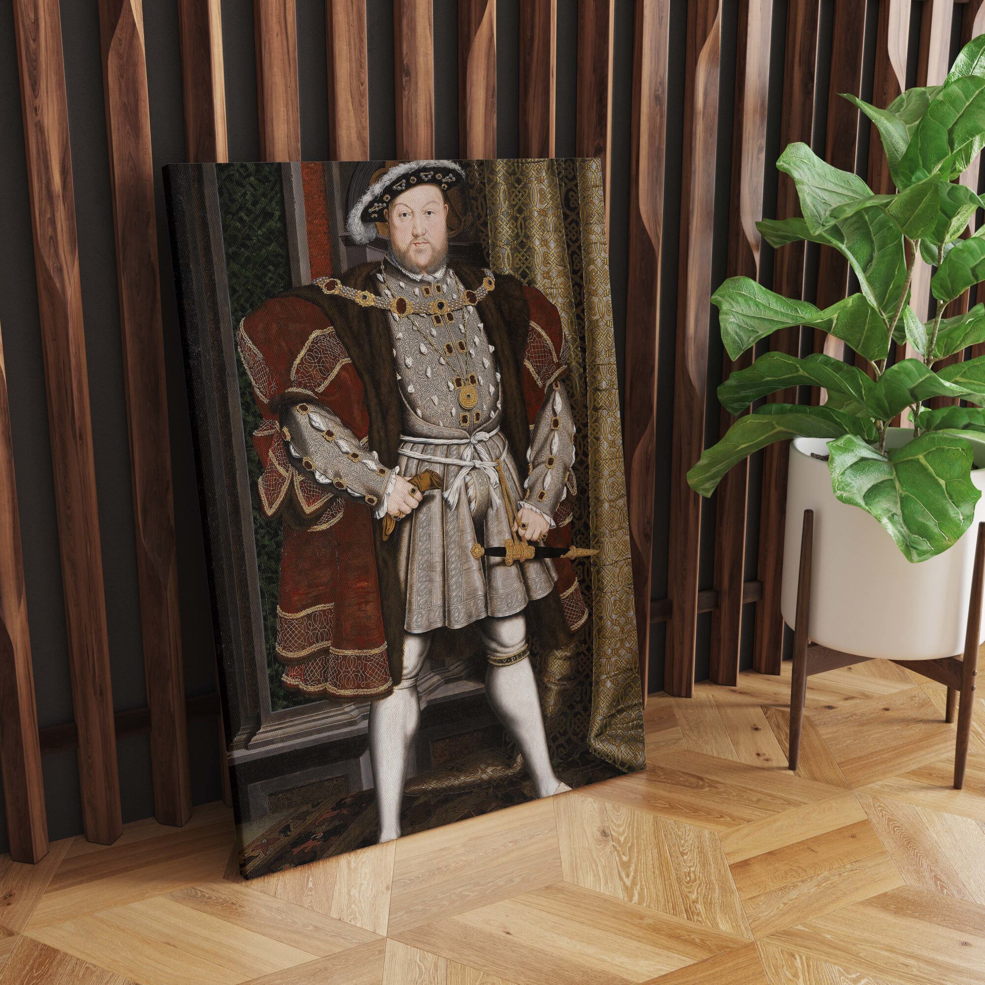 Tablou Canvas Hans Holbein the Younger - Portrait of Henry VIII XS ...