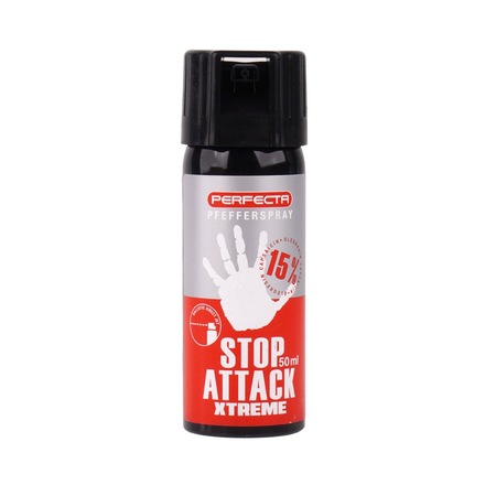 Spray cu piper Perfecta Stop Attack XTreme 50ml Jet rosu/argintiu - eMAG.ro