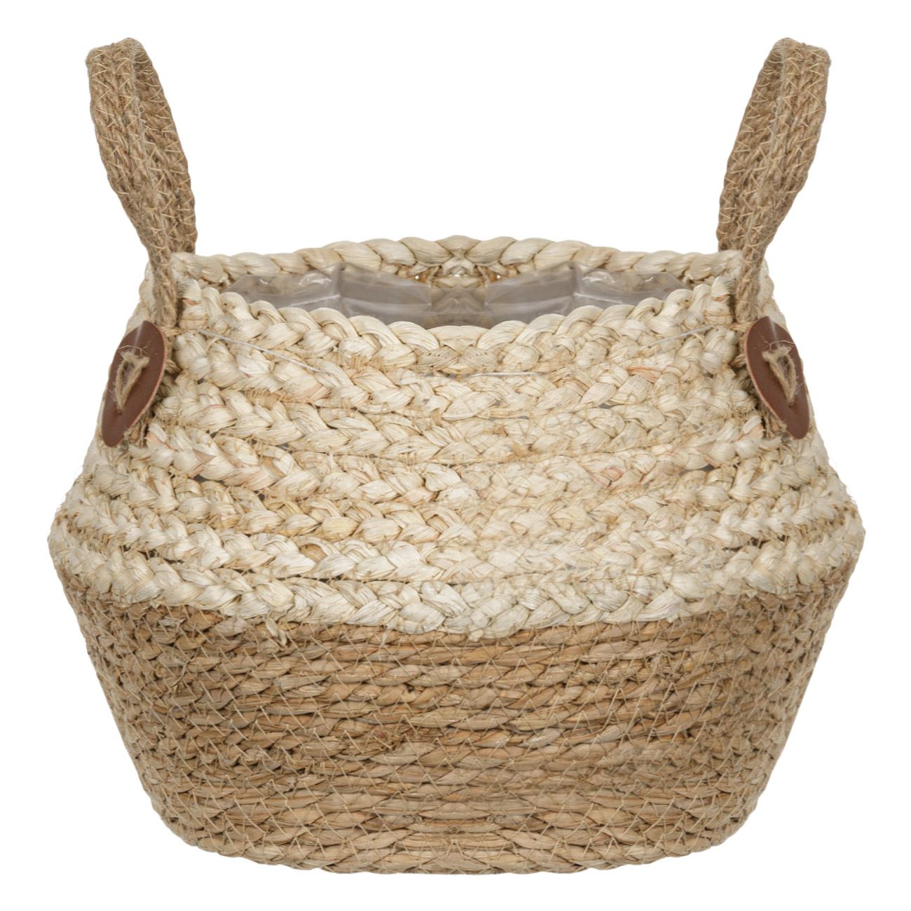 Ghiveci decorativ cosulet, 21x12 cm, maro - eMAG.ro