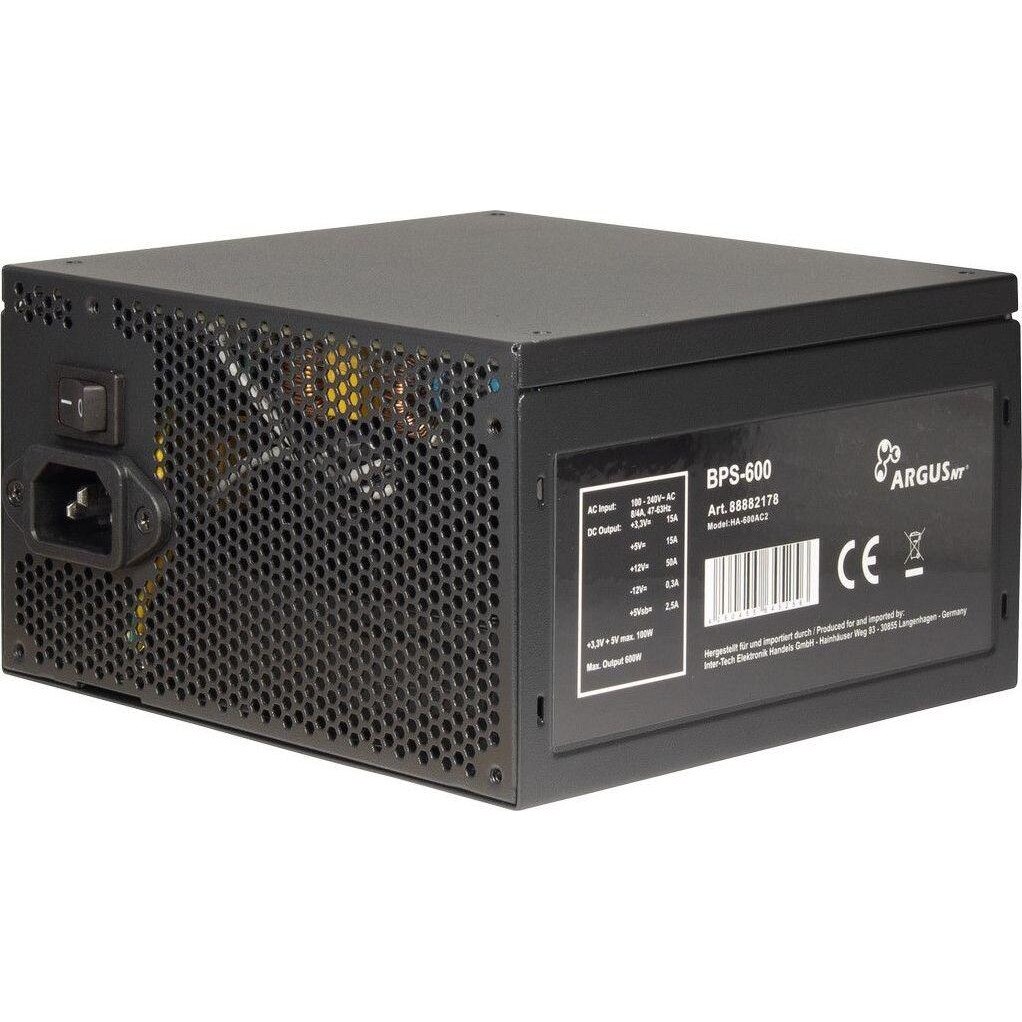 Sursa de alimentare Inter-Tech 88882178, Argus BPS, 600W, ATX, PFC ...