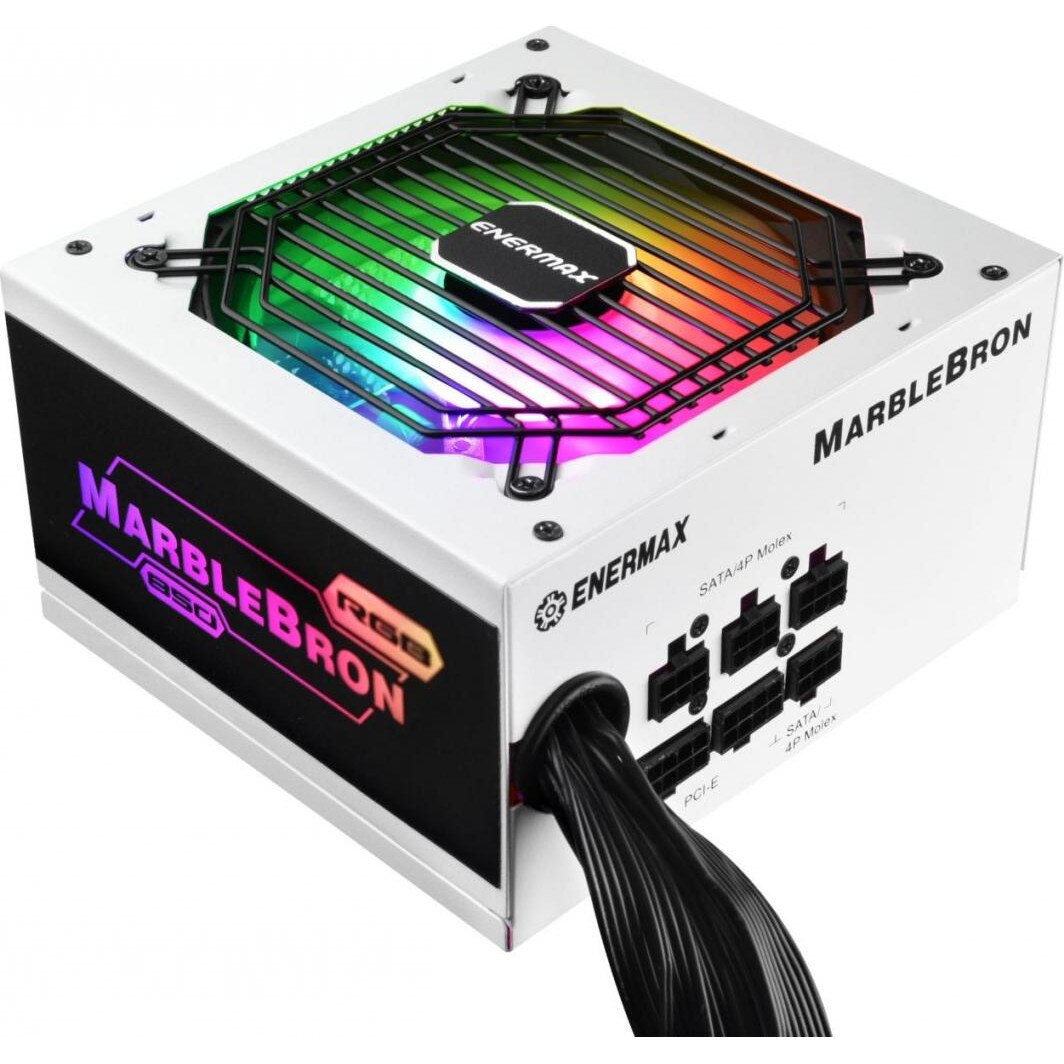 Sursa de alimentare Enermax EMB850EWT-W-RGB, MarbleBron RGB, 850W, ATX ...