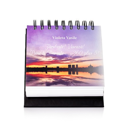 Calendar perpetuu cu 365 de texte motivationale 14x16 cm - eMAG.ro