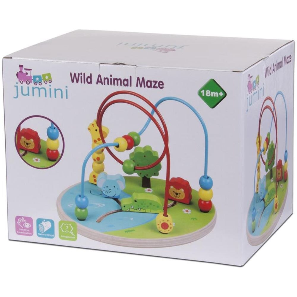 Labirint din lemn Animale Salbatice - Sun Baby - eMAG.ro