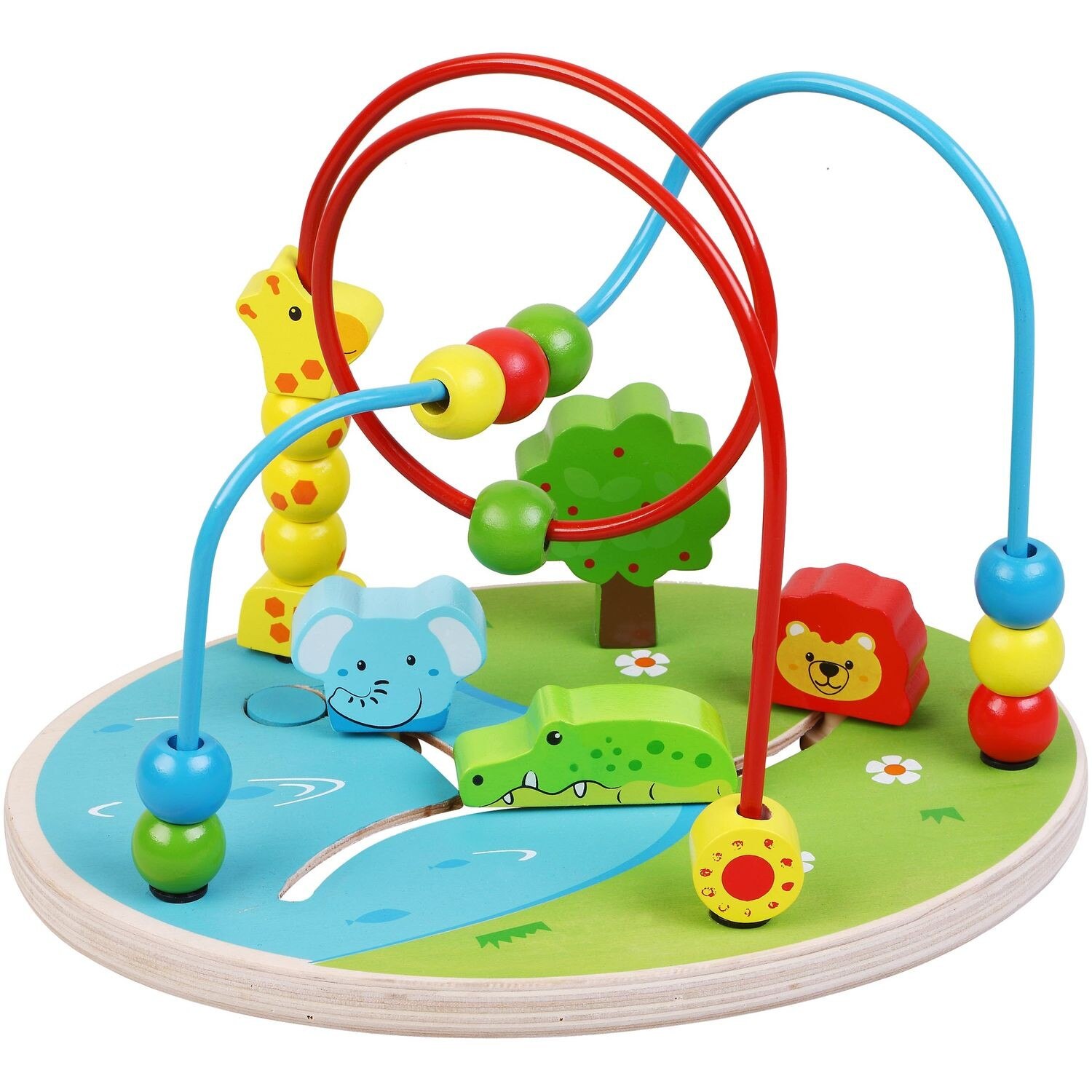 Labirint din lemn Animale Salbatice - Sun Baby - eMAG.ro