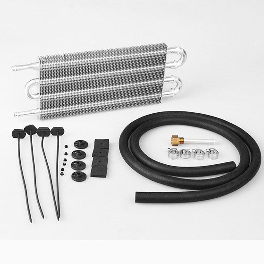 Kit radiator racire ulei Chigoods, 4 randuri, Aliaj din aluminiu ...