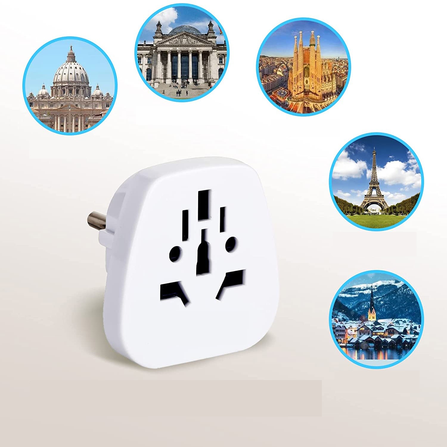 Adaptor priza universal Vaxiuja, pentru priza retea electrica de 16 A ...