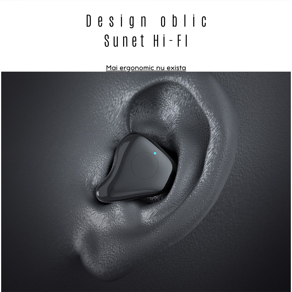 Casti Bluetooth 5.1 si Boxa portabila, Wireless, Handsfree, Control ...