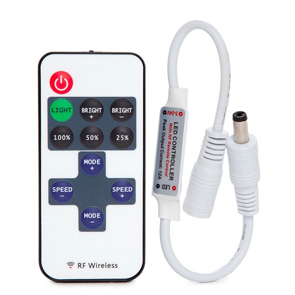 Telecomanda Mini LED Strip Dimmer, 5-24VDC / 30/144W - eMAG.ro