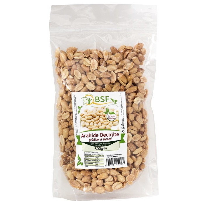 Arahide decojite prajite sarate 500g - eMAG.ro