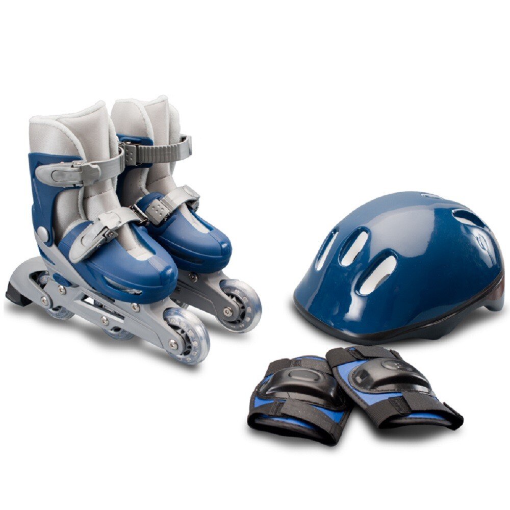 Set de role cu casca si protectii pentru incepatori Action Basic 27-30 ...