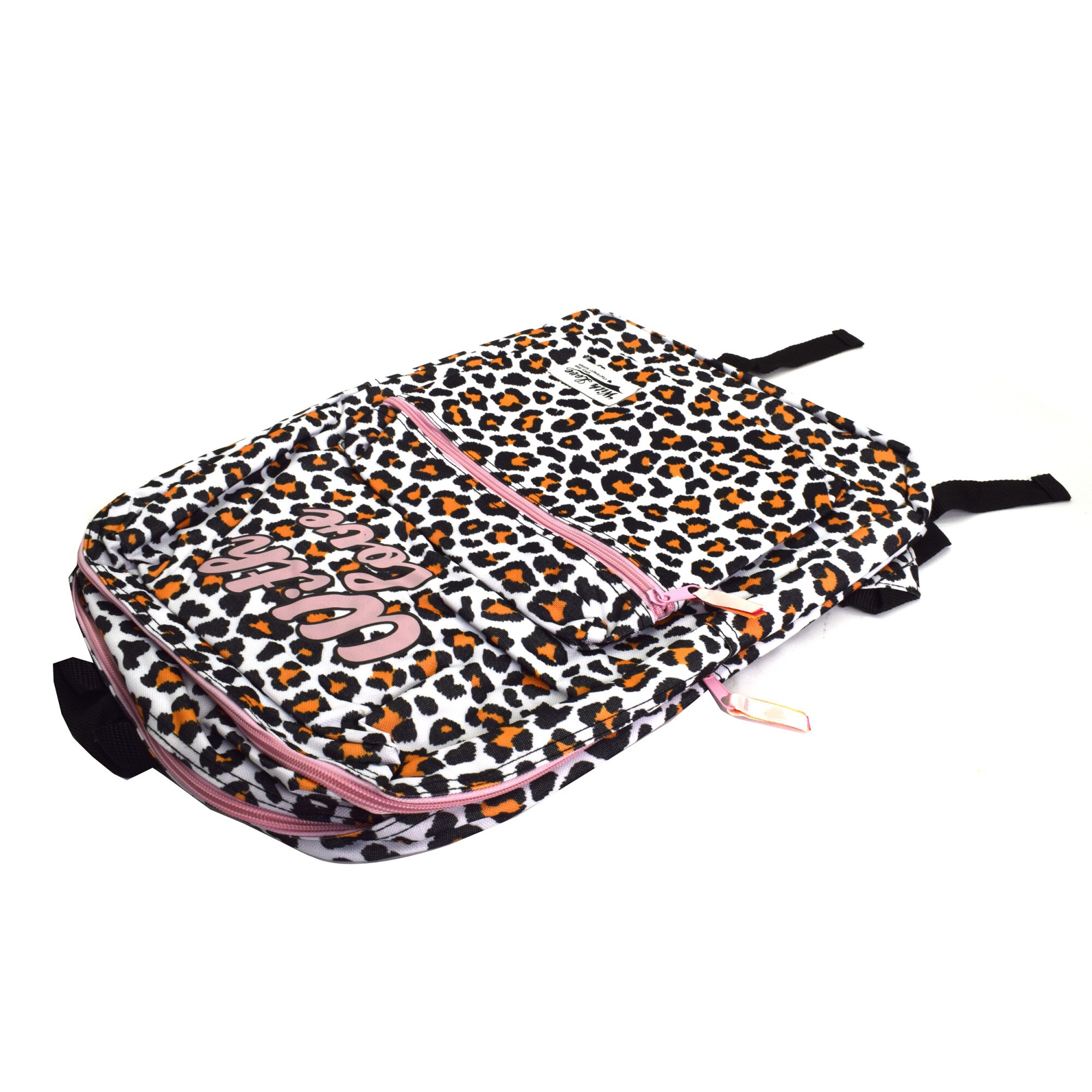 Rucsac Stationery with Love, leopard, alb - eMAG.ro