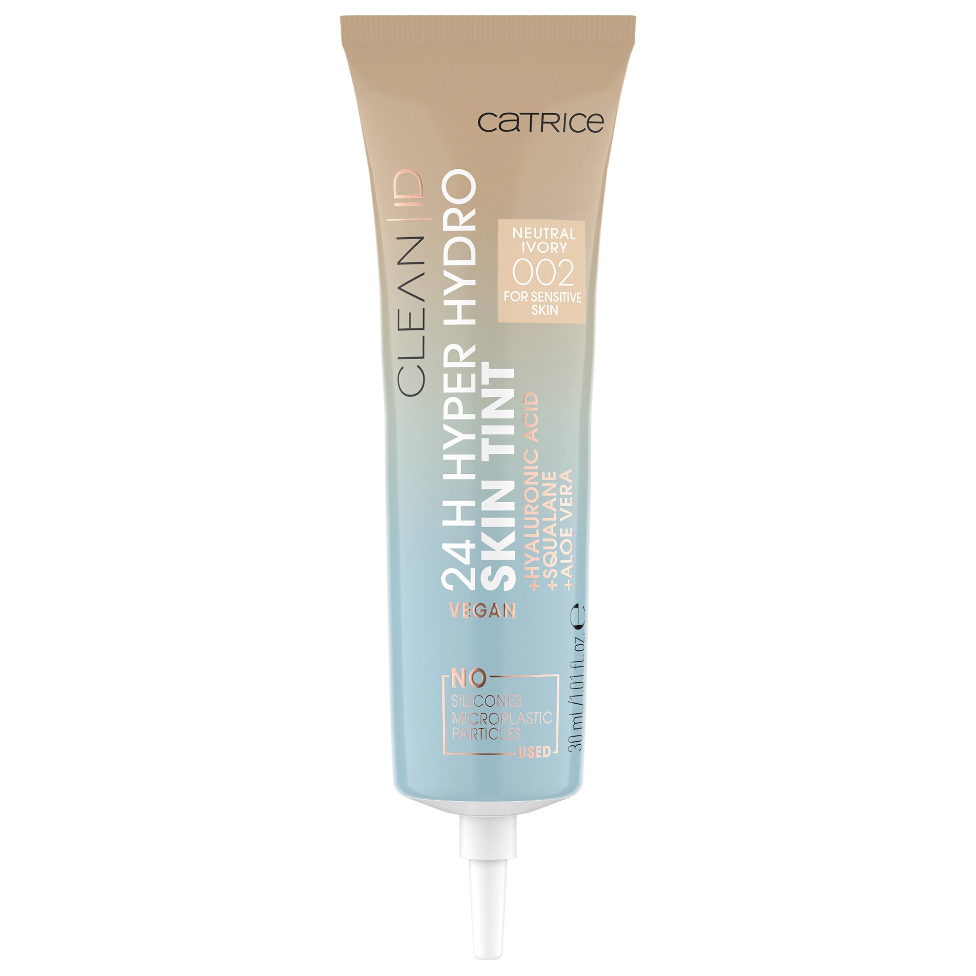 Crema hidratanta pigmentata Catrice Clean ID 24H Hyper Hydro Skin Tint ...
