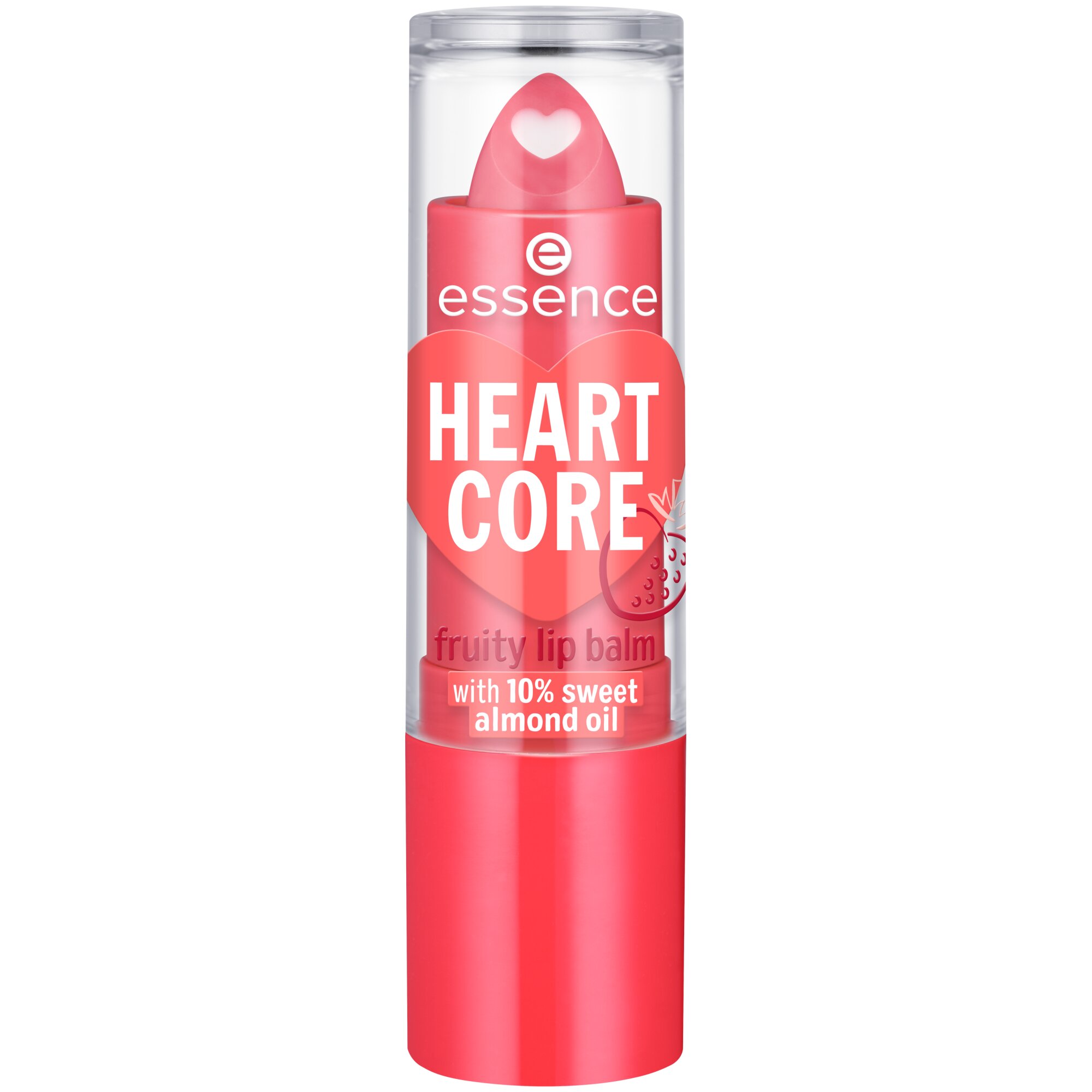 Balsam colorat pentru buze Essence HEART CORE fruity lip balm 02, 3 g ...