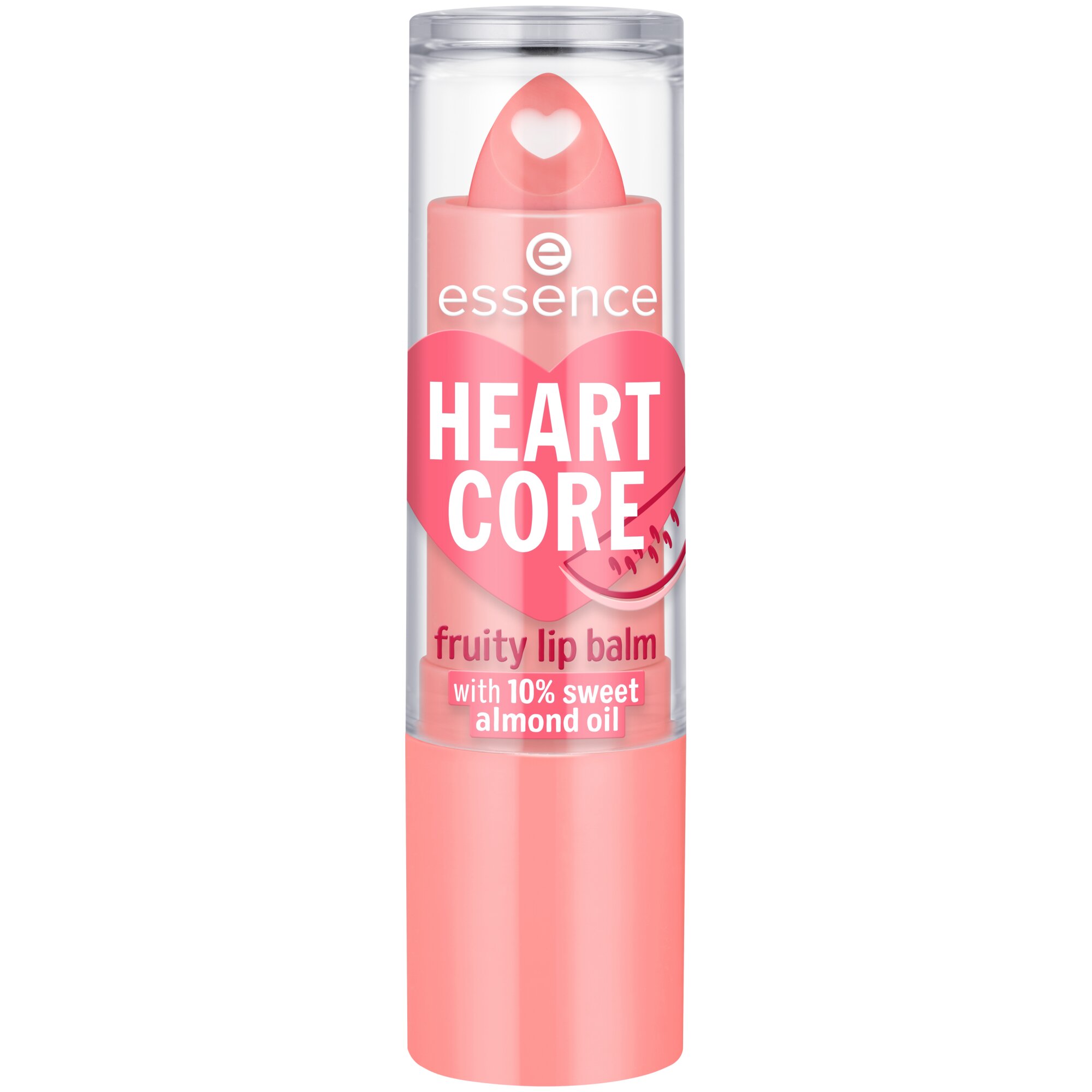 Balsam colorat pentru buze Essence HEART CORE fruity lip balm 03, 3 g ...