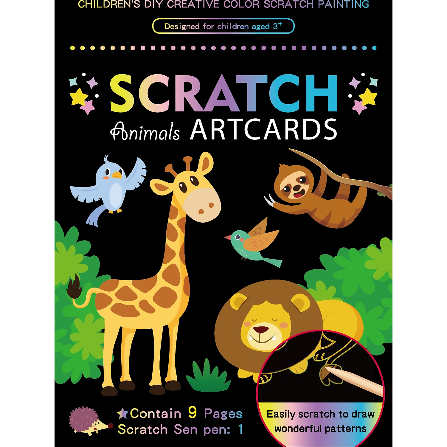 Set 9 planse razuibile Scratch ArtCards, Bambinice, Multicolor - eMAG.ro
